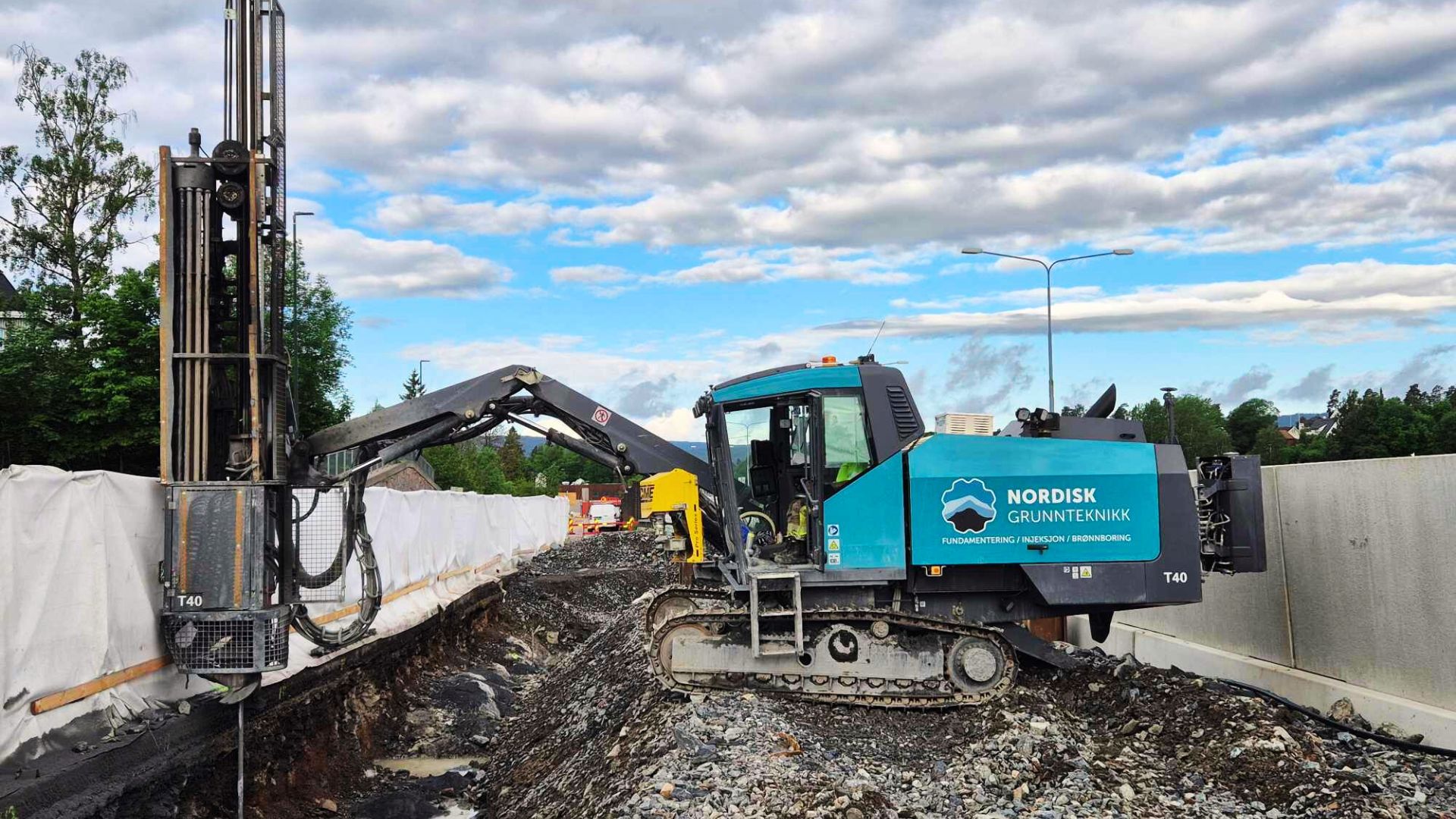 Prosjekt E102 og E103: E18 Vestkorridoren | Nordisk Grunnteknikk